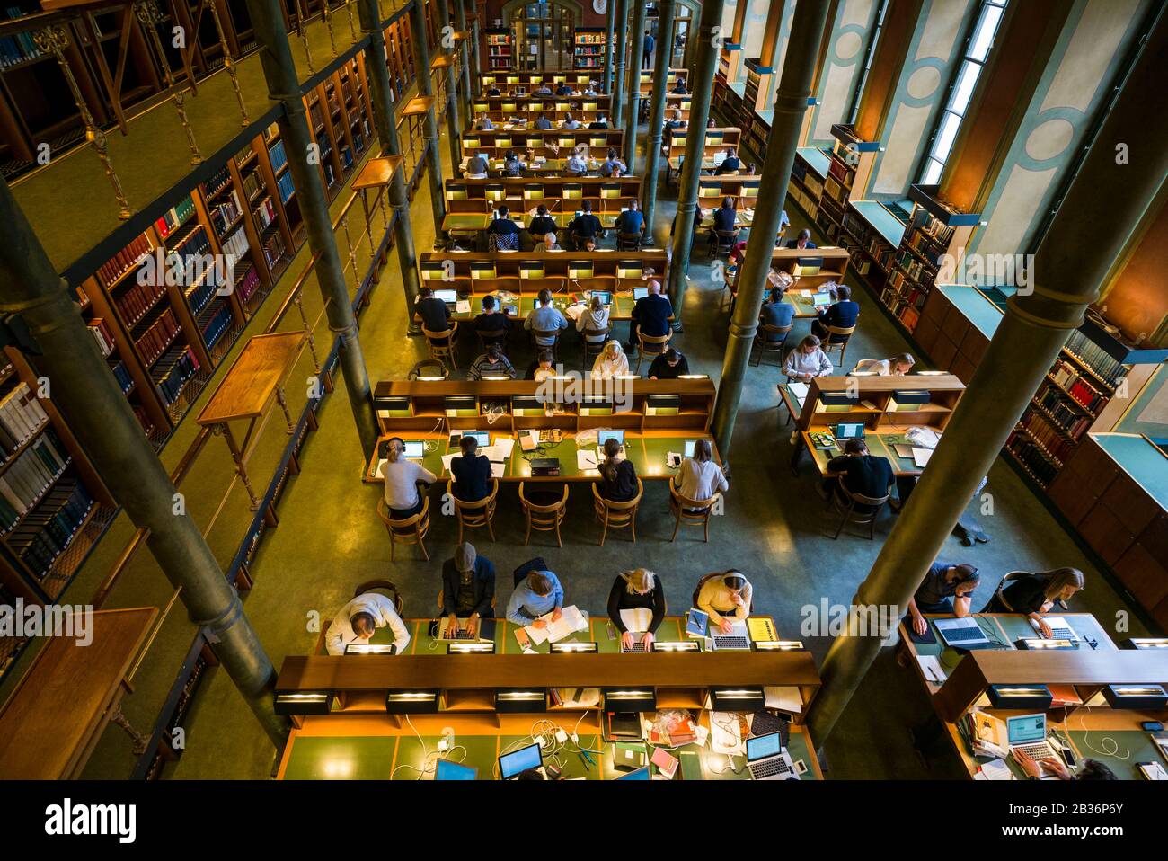 Sweden, Stockholm, Royal Library, historic interior Stock Photo - Alamy