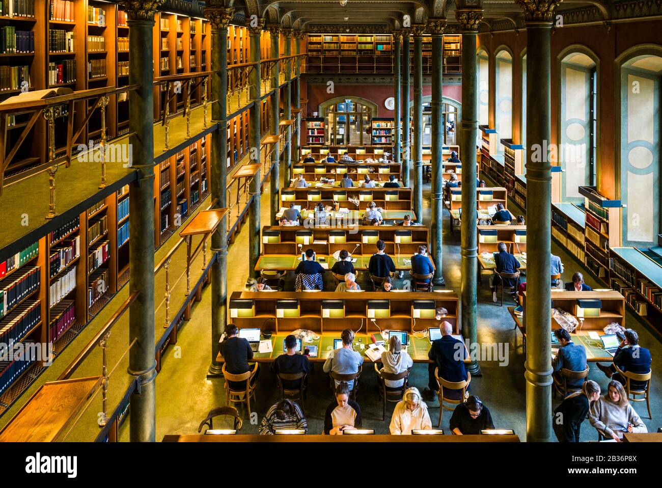 Sweden, Stockholm, Royal Library, historic interior Stock Photo - Alamy