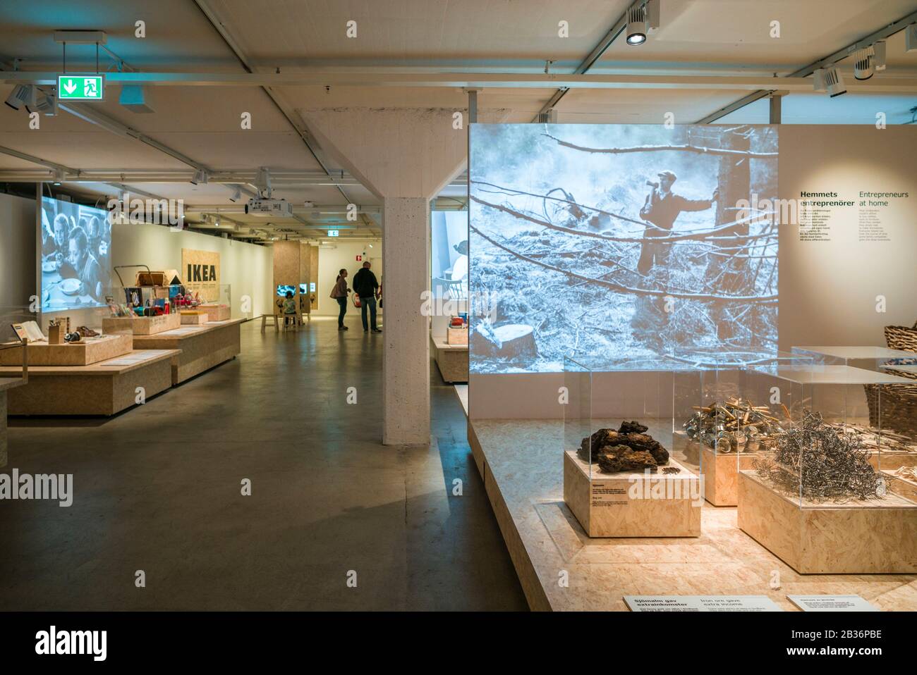 Sweden, Smaland, Almhult, site of the first IKEA store built in Sweden ...