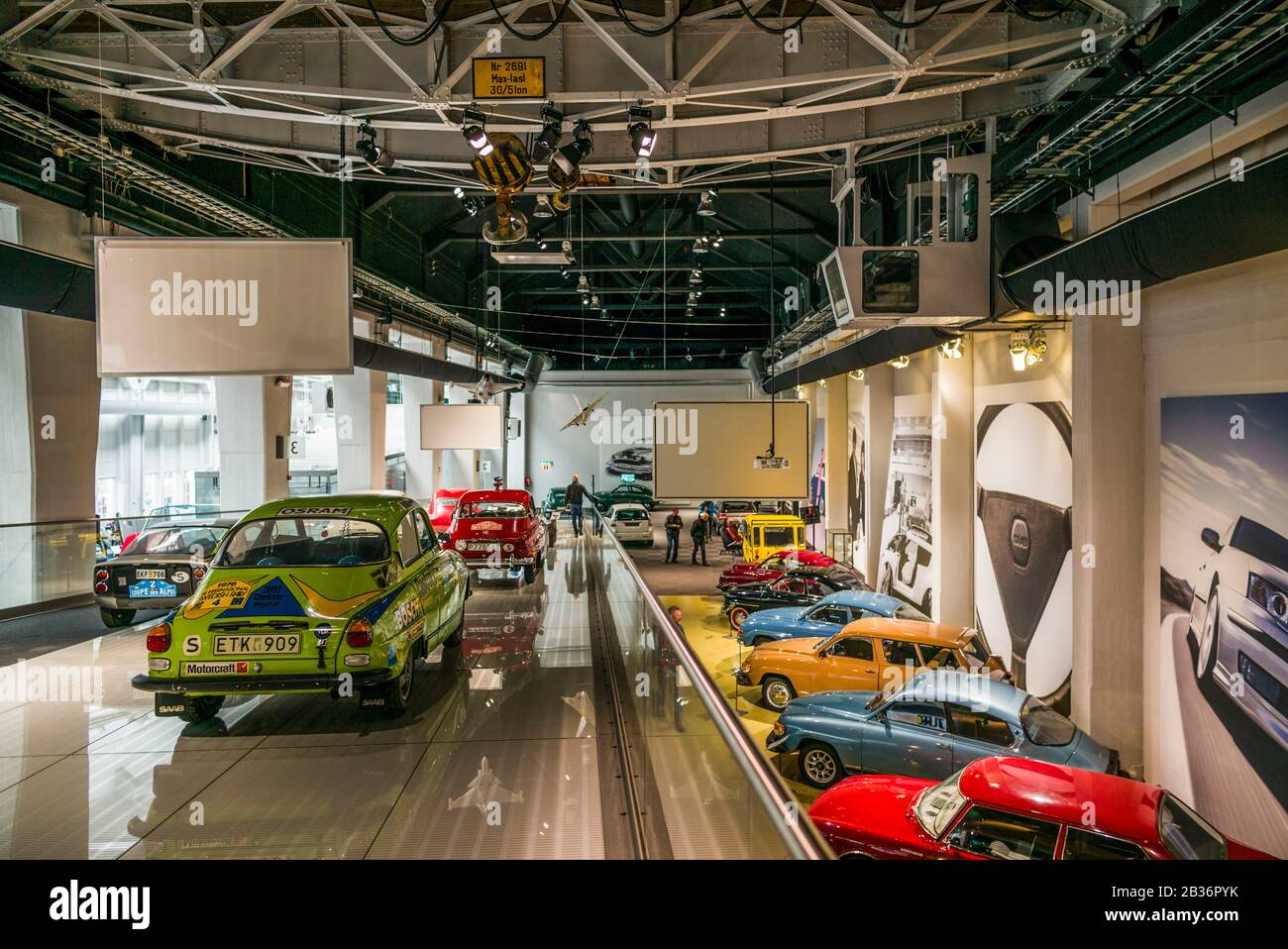 Sweden, Vastragotland, Trollhattan, Saab Car Museum, gallery of SAAB ...