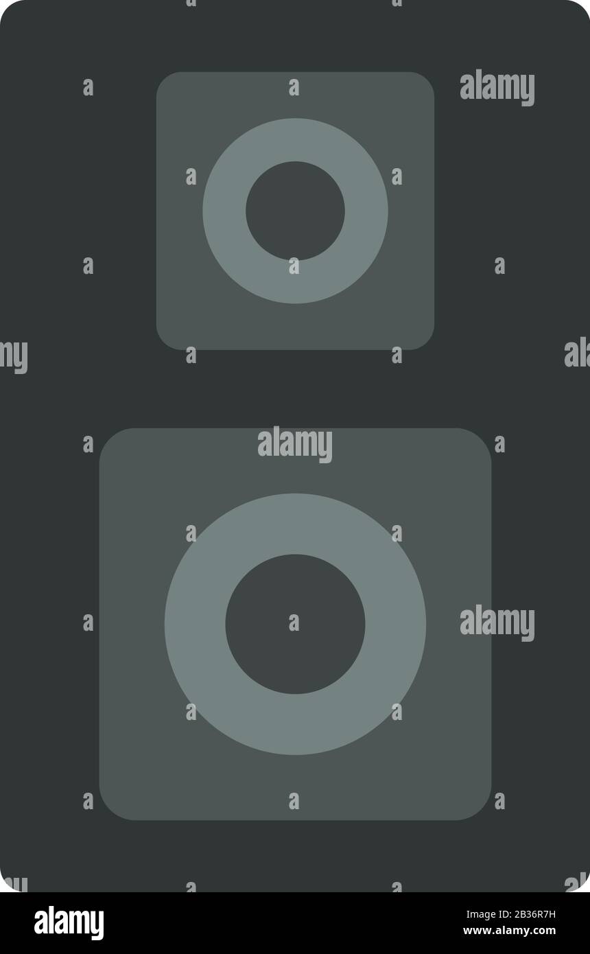 woofer icon illustrated in vector on white background Stock Vector ...