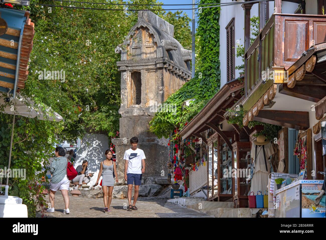 Lycian tomb kas antalya turkey hi-res stock photography and images - Alamy