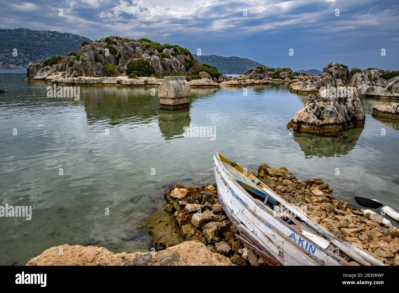 Turkey, Antalya province, Kas, Kalekoy Stock Photo - Alamy