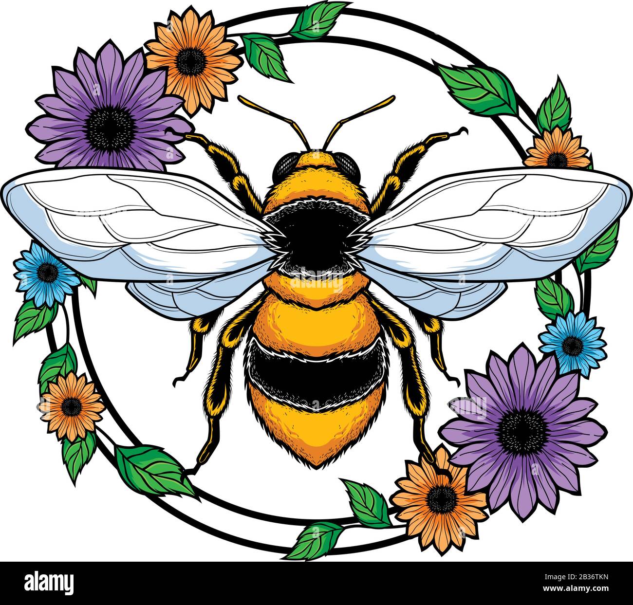 Honey Bee Mascot Stock Vector Image & Art - Alamy