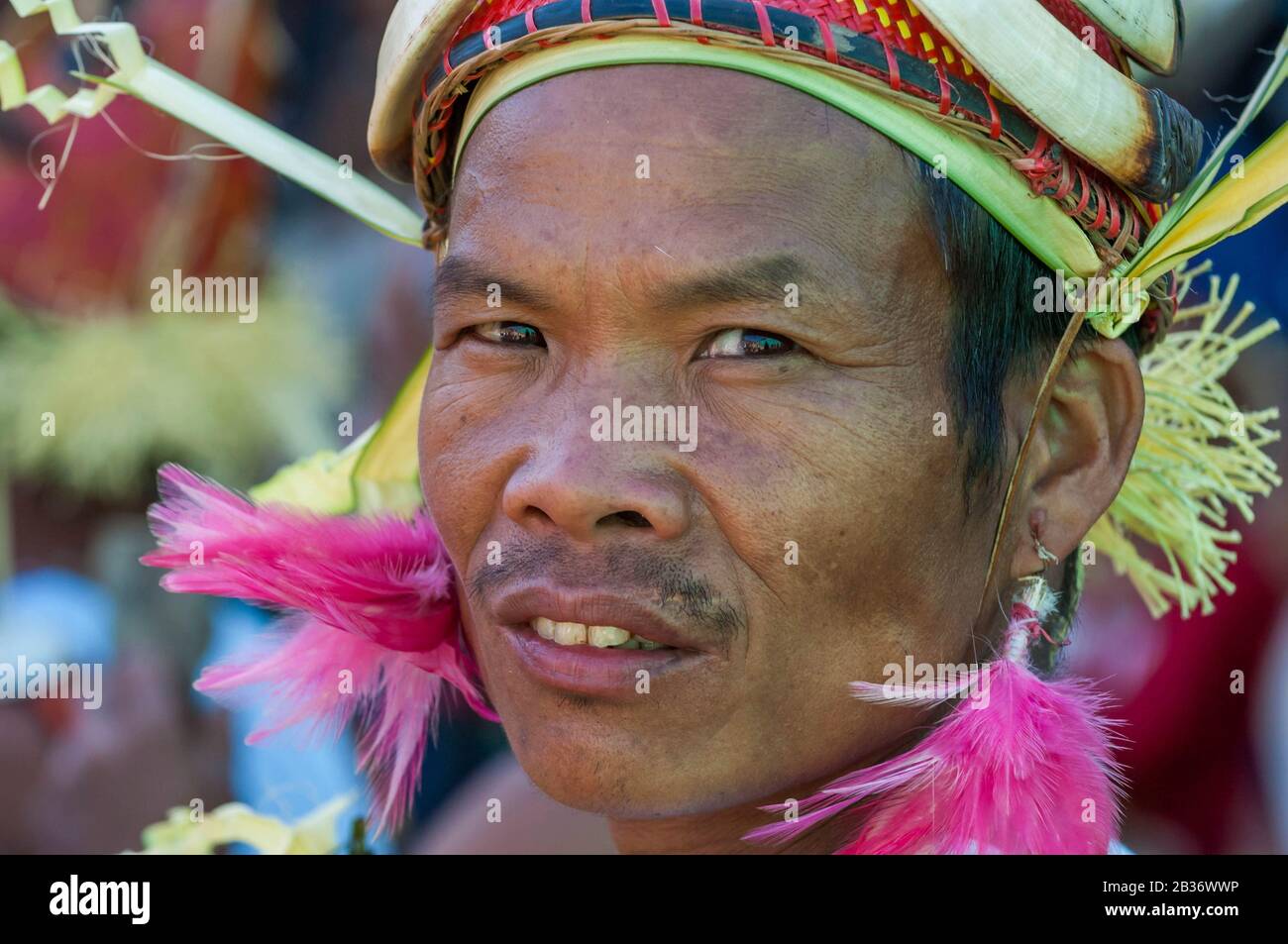 India, Arunachal Pradesh, Tirap district, Khonsa, Chalo Loku festival ...