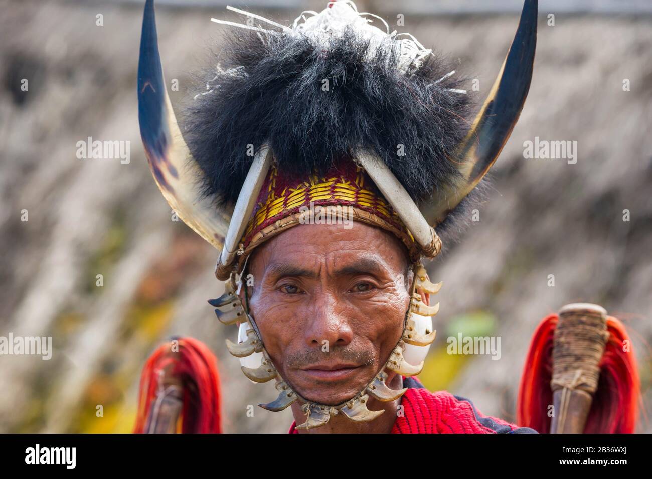 India, Nagaland, Kisima, naga Hornbill festival Stock Photo - Alamy