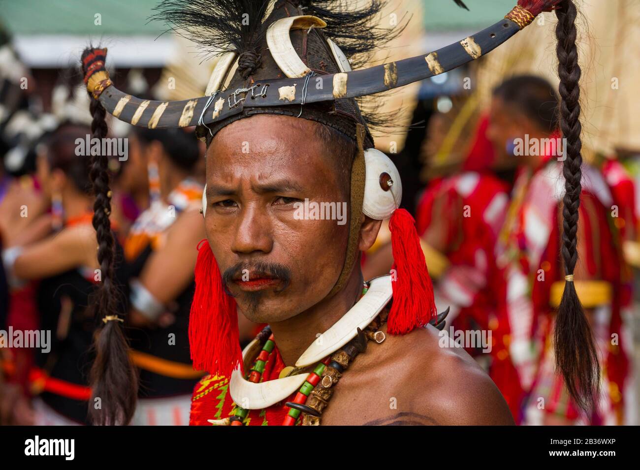 India, Nagaland, Kisima, naga Hornbill festival Stock Photo - Alamy