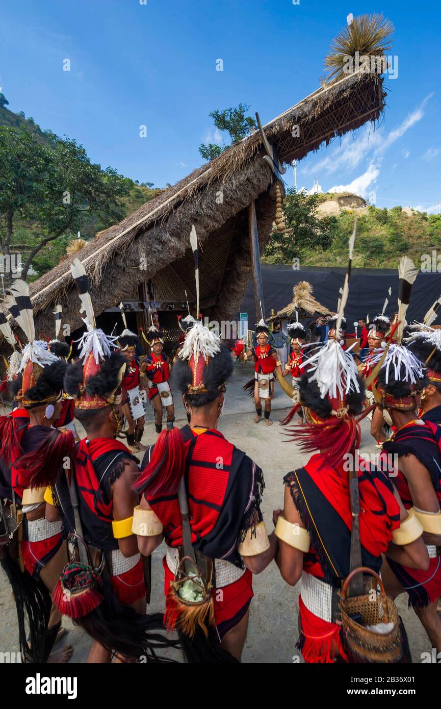 India, Nagaland, Kisima, naga Hornbill festival Stock Photo - Alamy