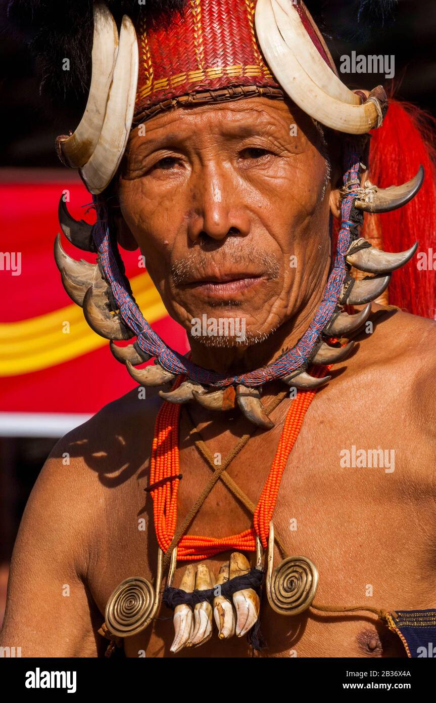 India, Nagaland, Kisima, naga Hornbill festival Stock Photo - Alamy