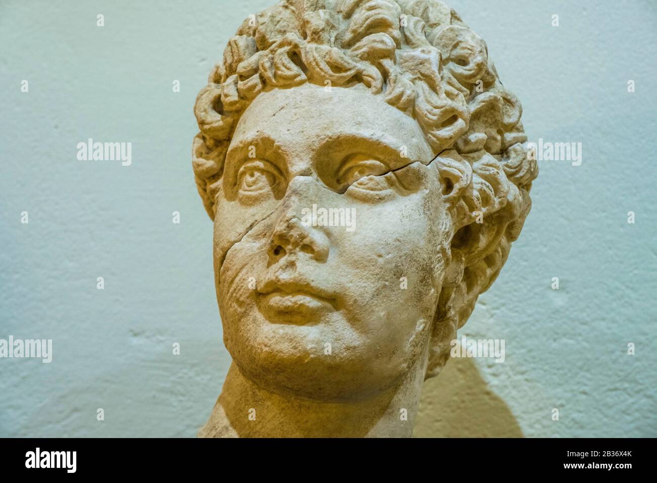 Albania, Fier District, Pojani village, archeologic site of Apollonia ...