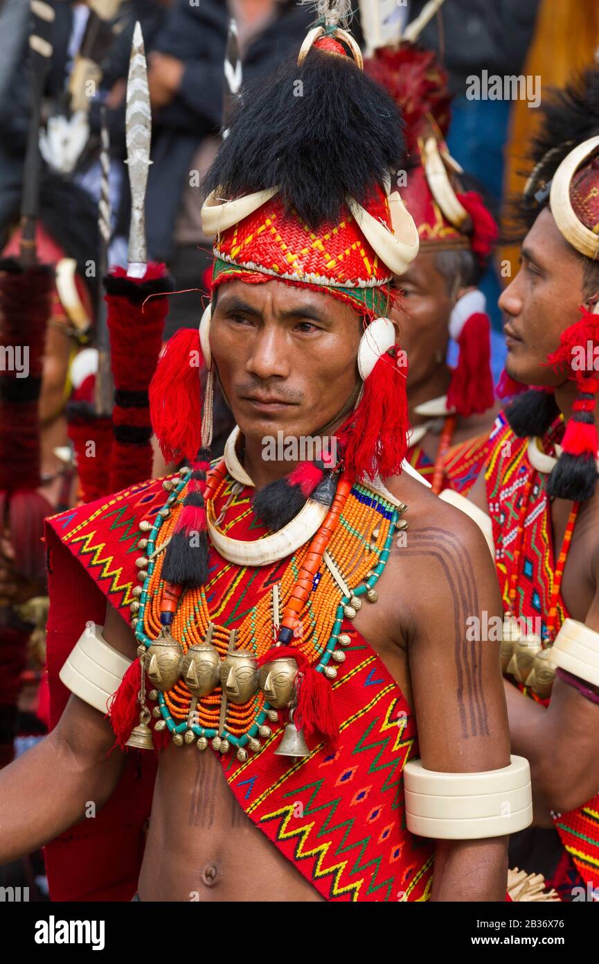 India, Nagaland, Kisima, naga Hornbill festival Stock Photo - Alamy