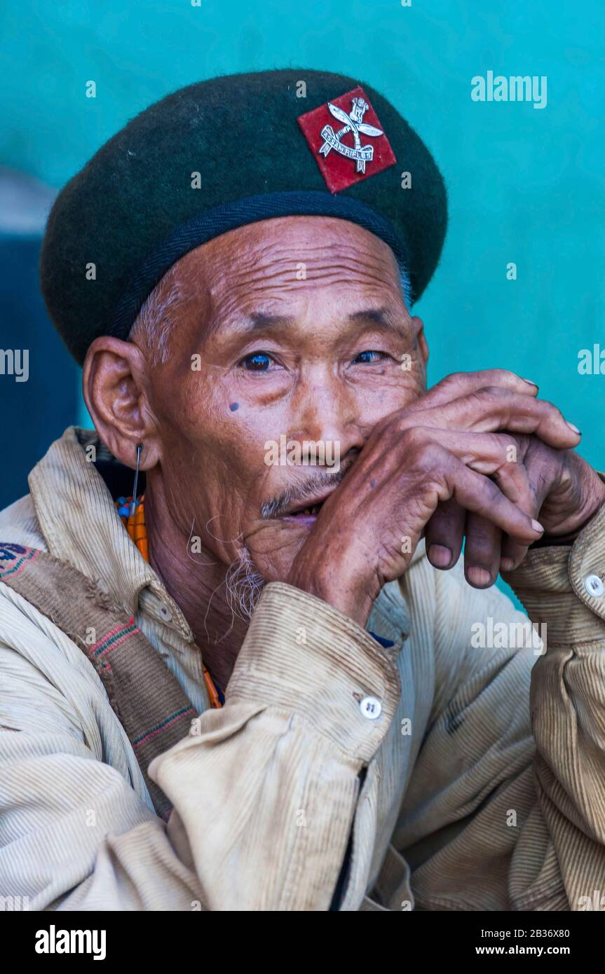India, Arunachal Pradesh, Tirap district, Khonsa, Chalo Loku festival ...
