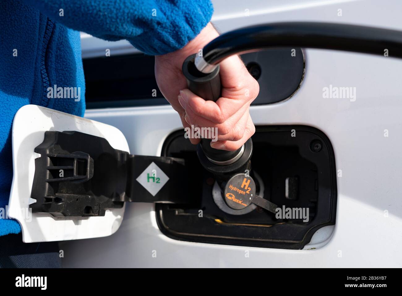 Wallyford, Scotland, UK. 4 March, 2020. A new hydrogen refuelling station opened to the public ...