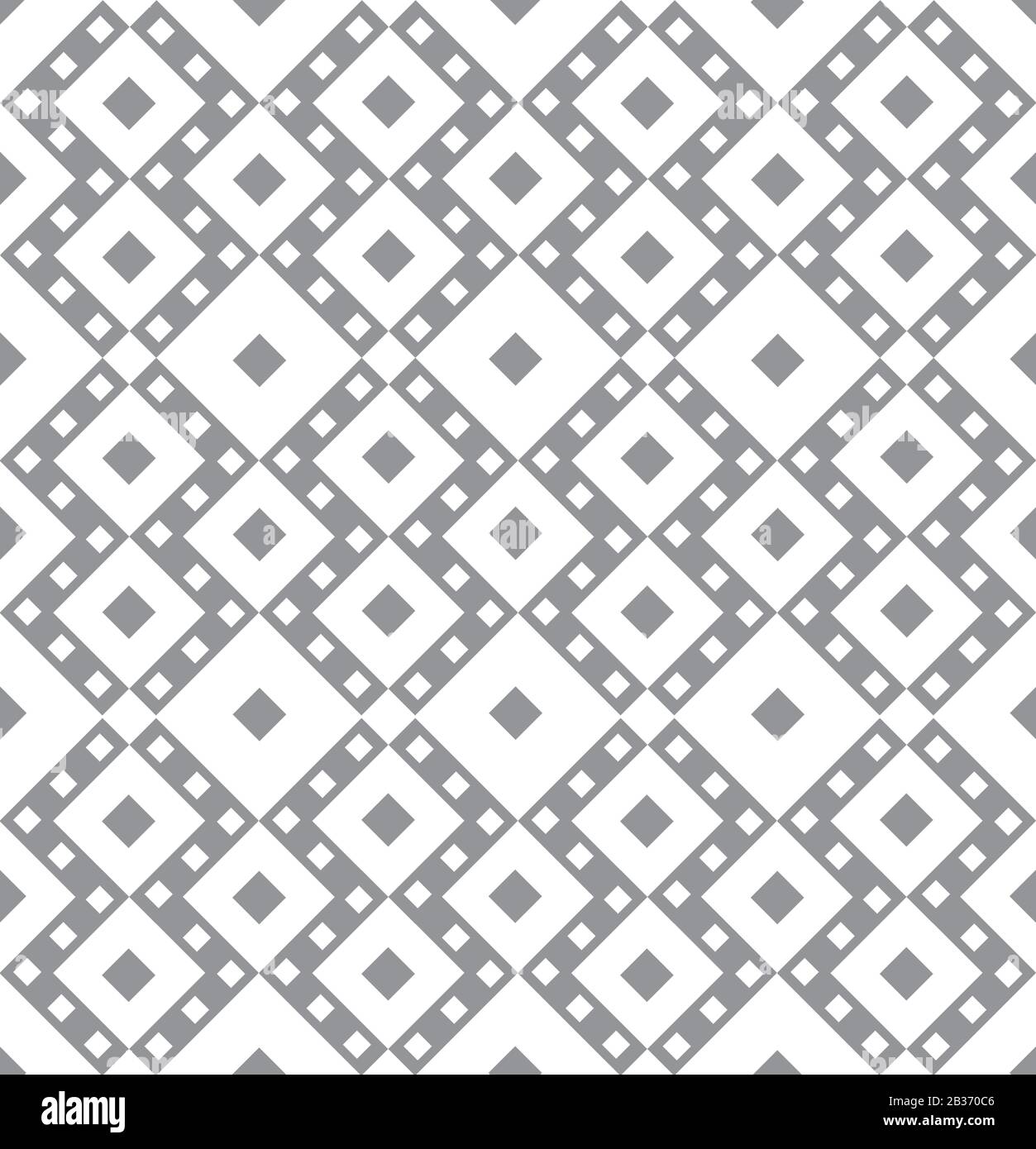 Abstract geometric ornament. Tile square shape seamless pattern ...