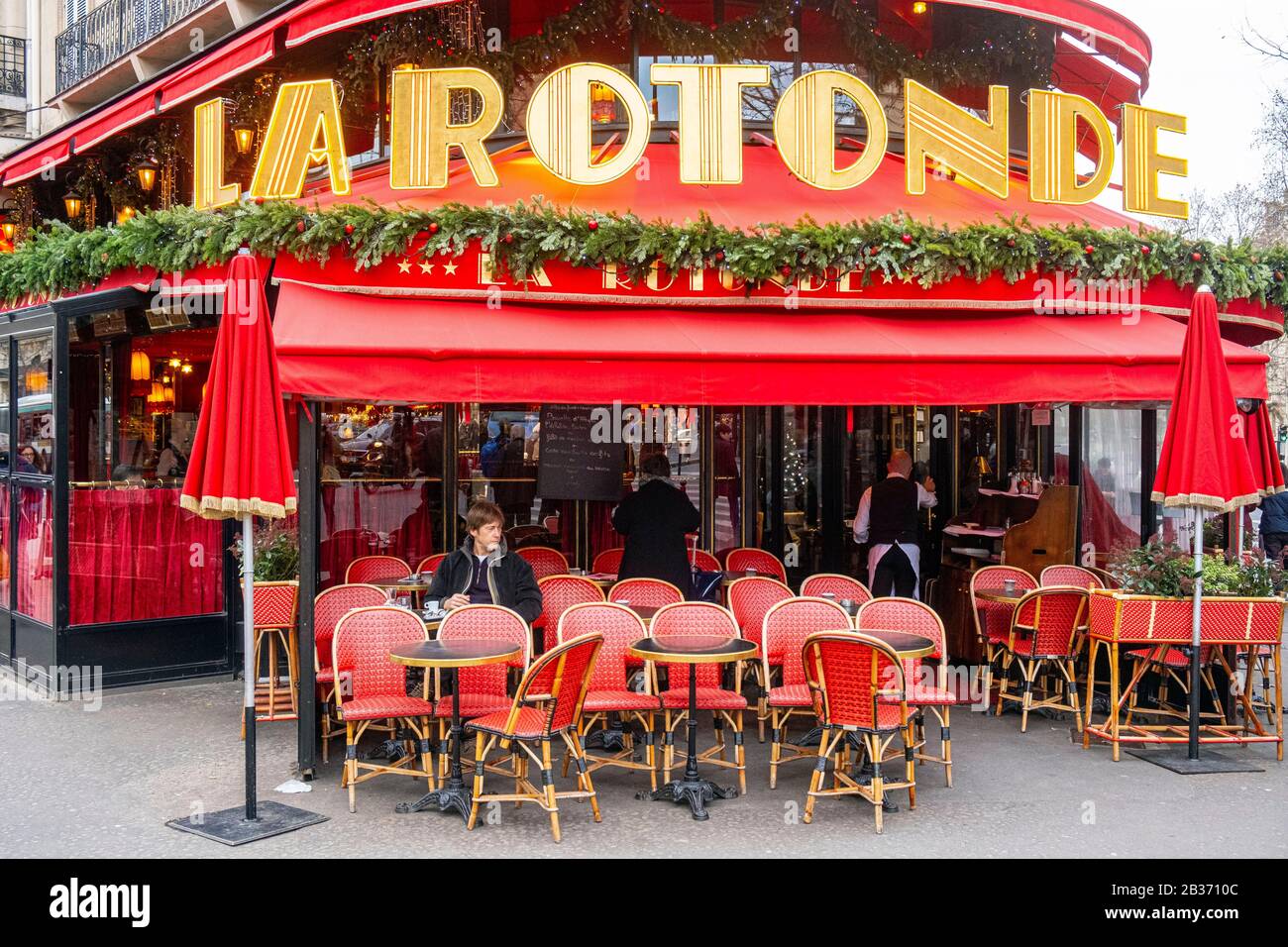 Cafe la rotonde paris hi-res stock photography and images - Alamy
