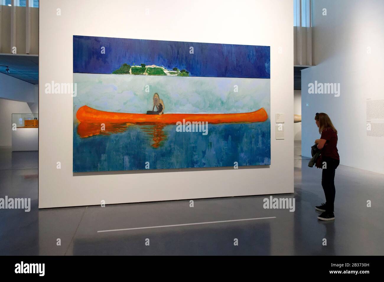 Peter doig canoe hi-res stock photography and images - Alamy