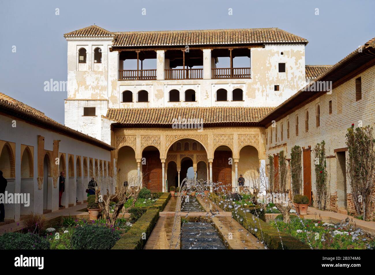 Spain, Andalusia, Granada, the Alhambra Palace, listed as World ...