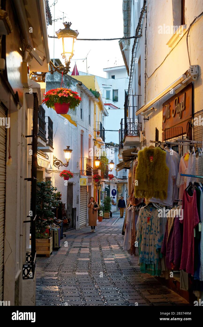 Marbella old town evening hi-res stock photography and images - Alamy