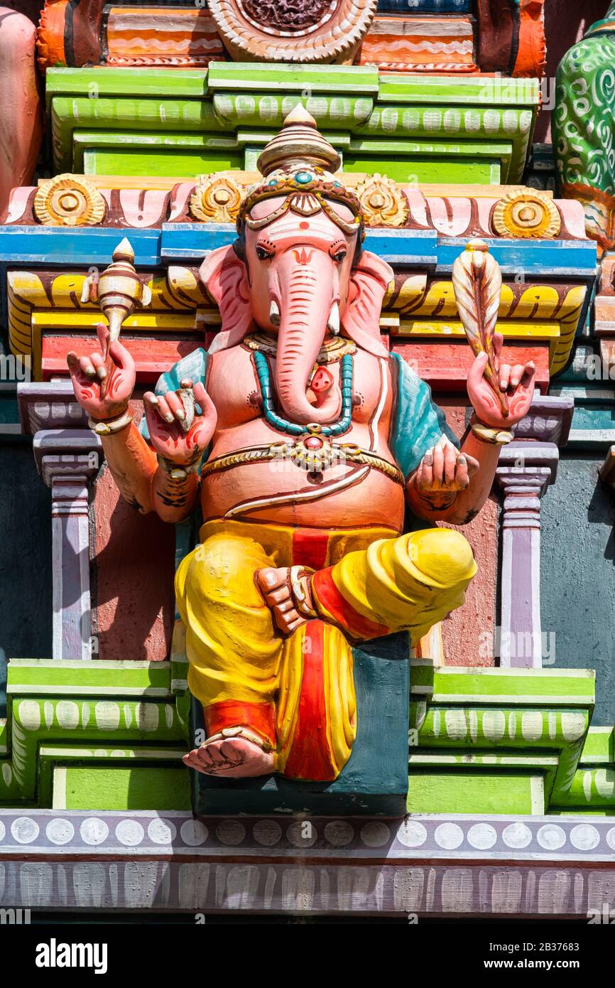 Mauritius, Flacq district, Bon Accueil, Arul Migu Maha Marriaman Thiru ...