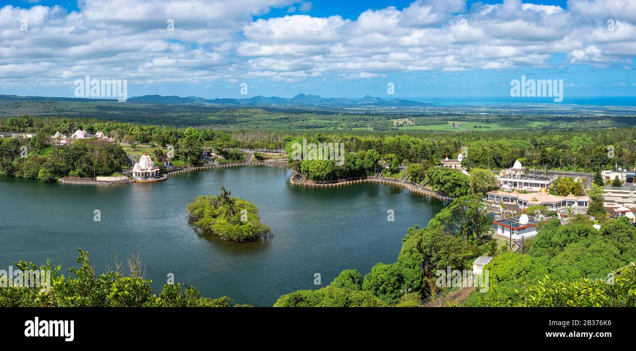 Mauritius, Savanne district, Grand Bassin (or Ganga Talao), the most ...