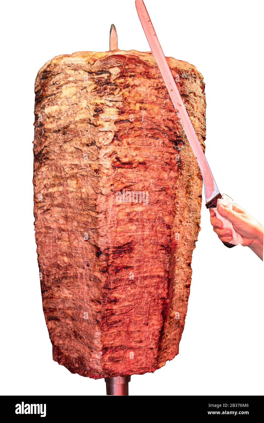 Traditional turkish food, doner kebap in Istanbul, Turkey Stock Photo ...