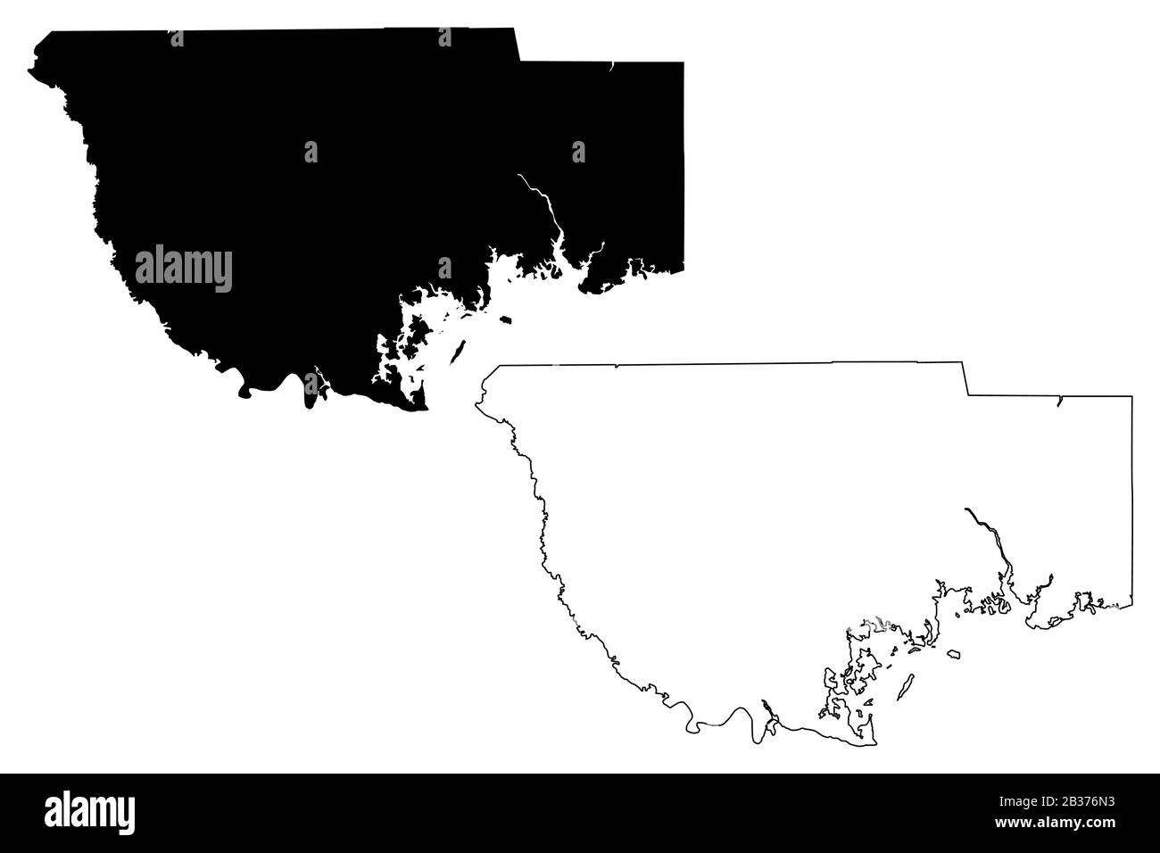 Wakulla County, Florida (U.S. county, United States of America, USA, U ...