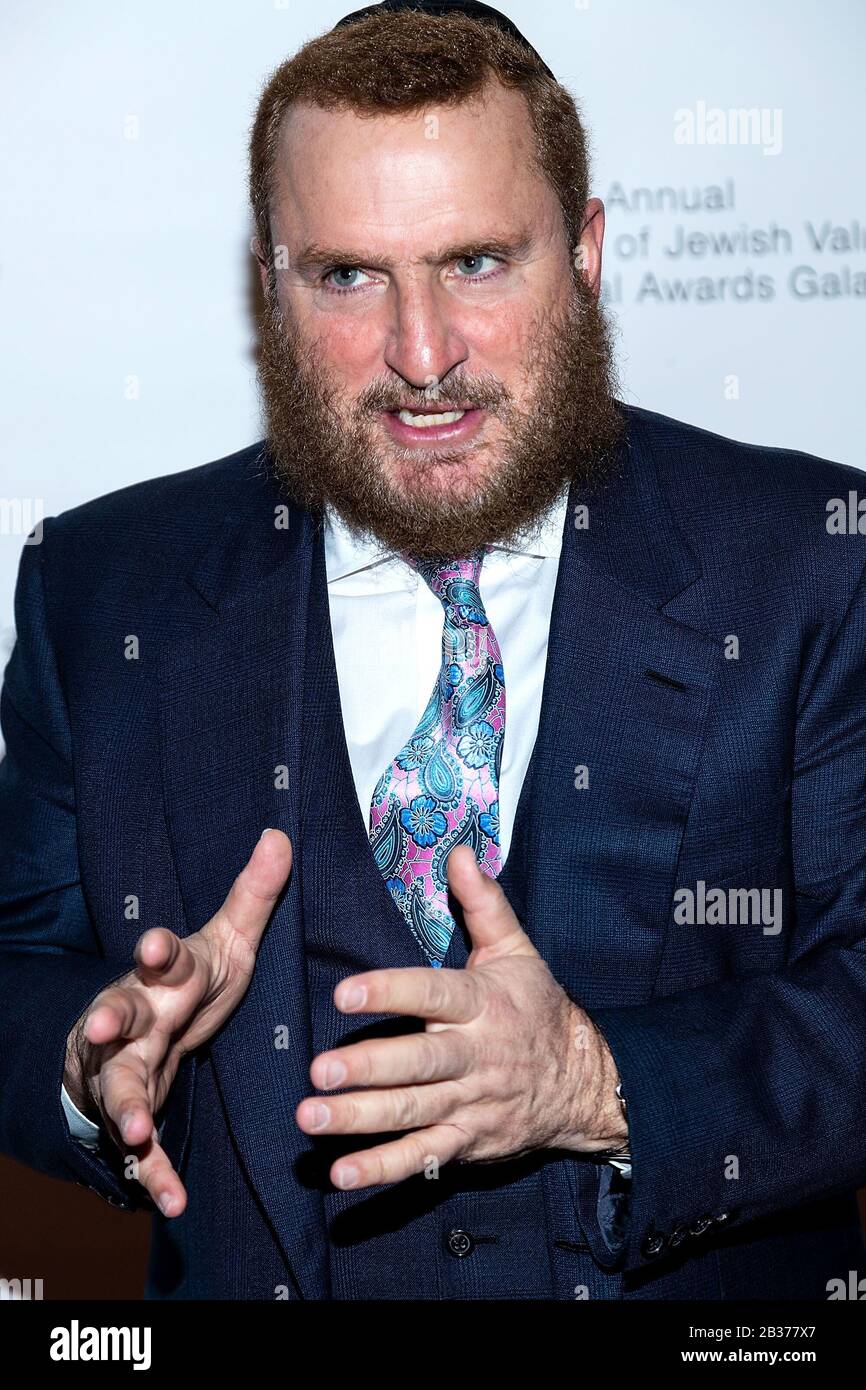 New York, NY, USA. 3rd Mar, 2020. Rabbi Shmuley Boteach at the Eighth ...