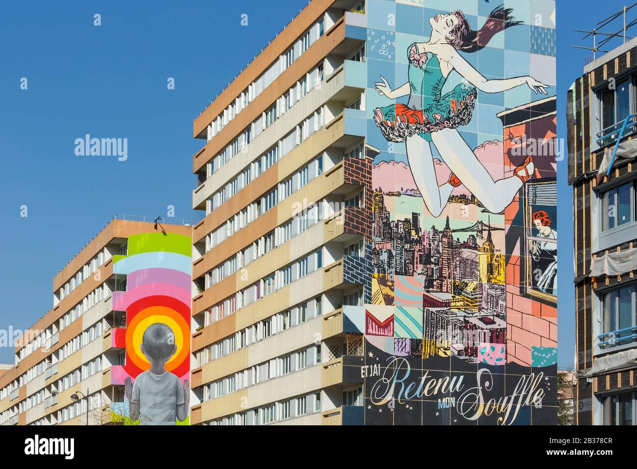Paris mural souffle hi-res stock photography and images - Alamy