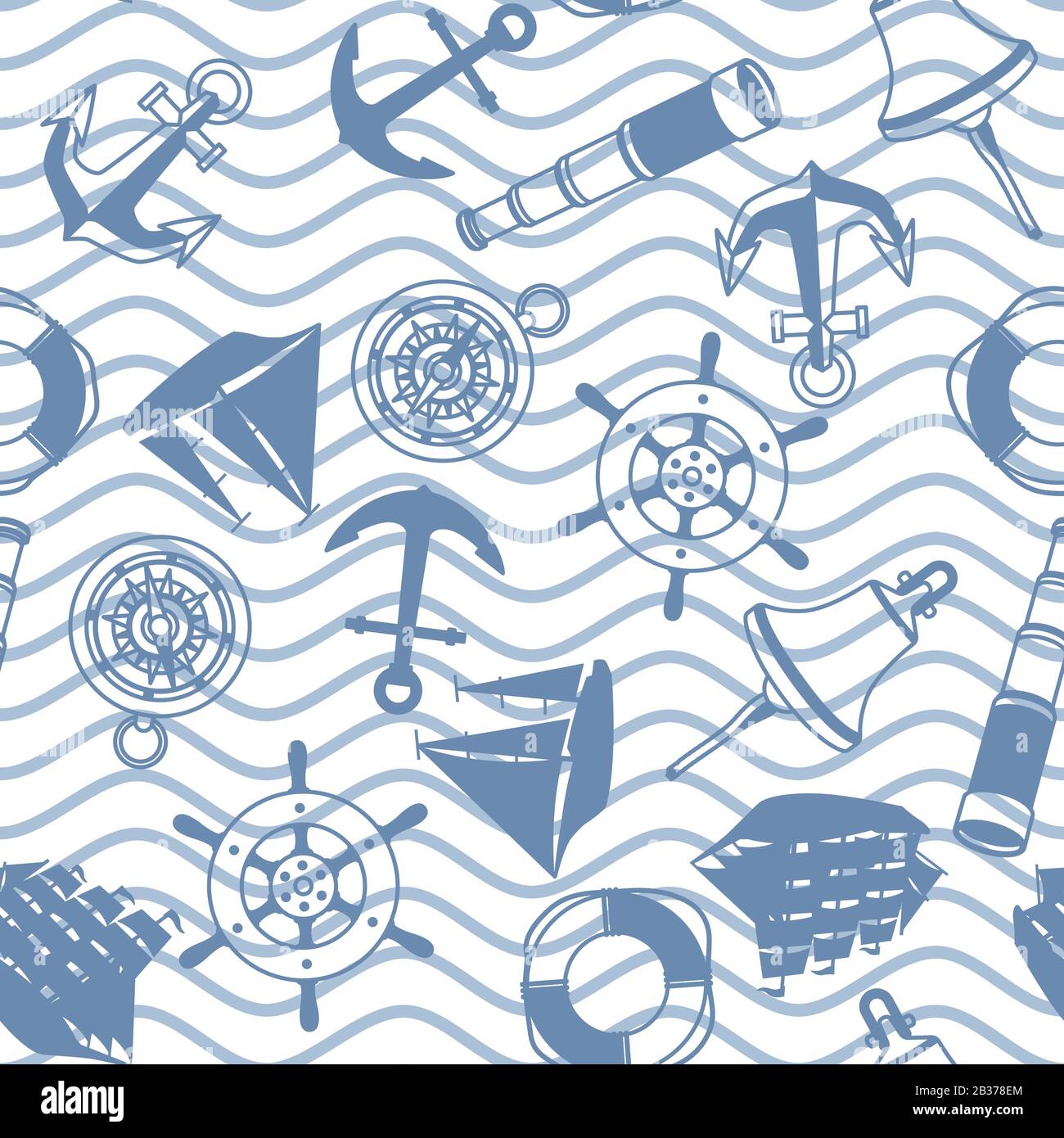 Seamless pattern with symbols and items Stock Vector Image & Art - Alamy