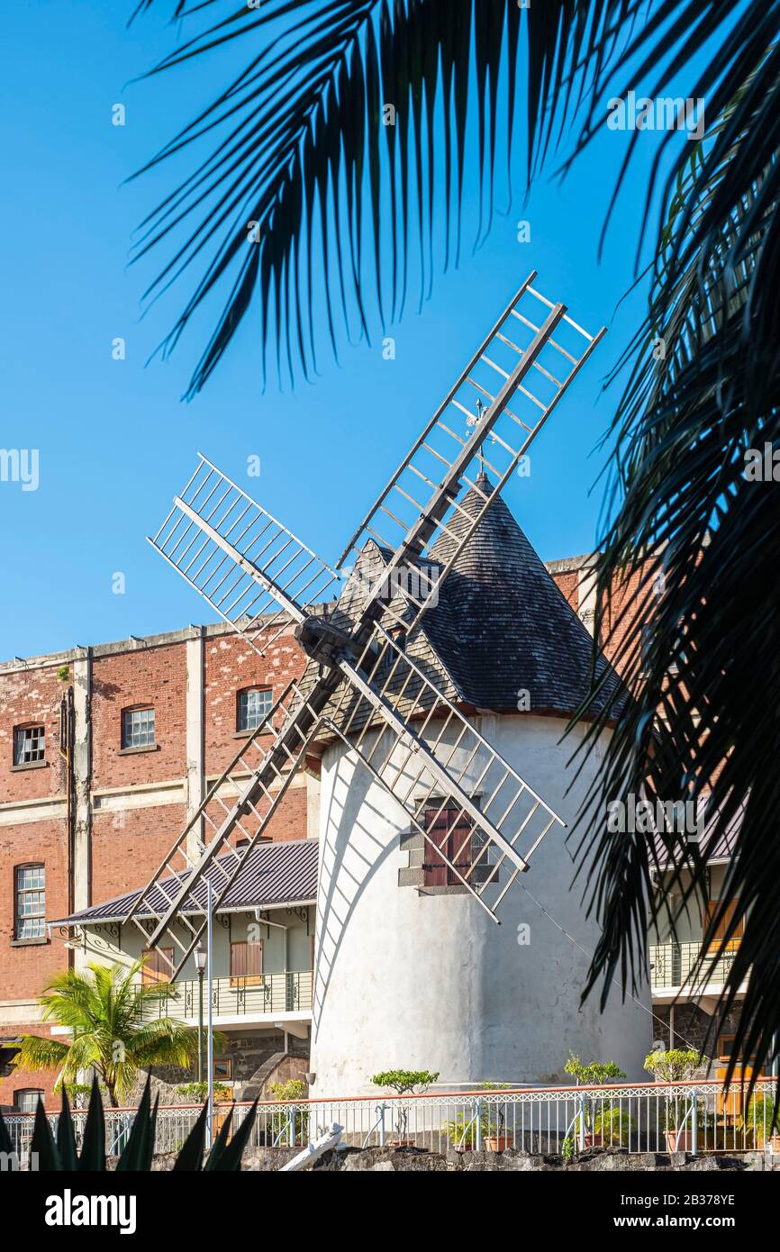 Mauritius, Port-Louis district, Port-Louis, windmill built in 1736 ...