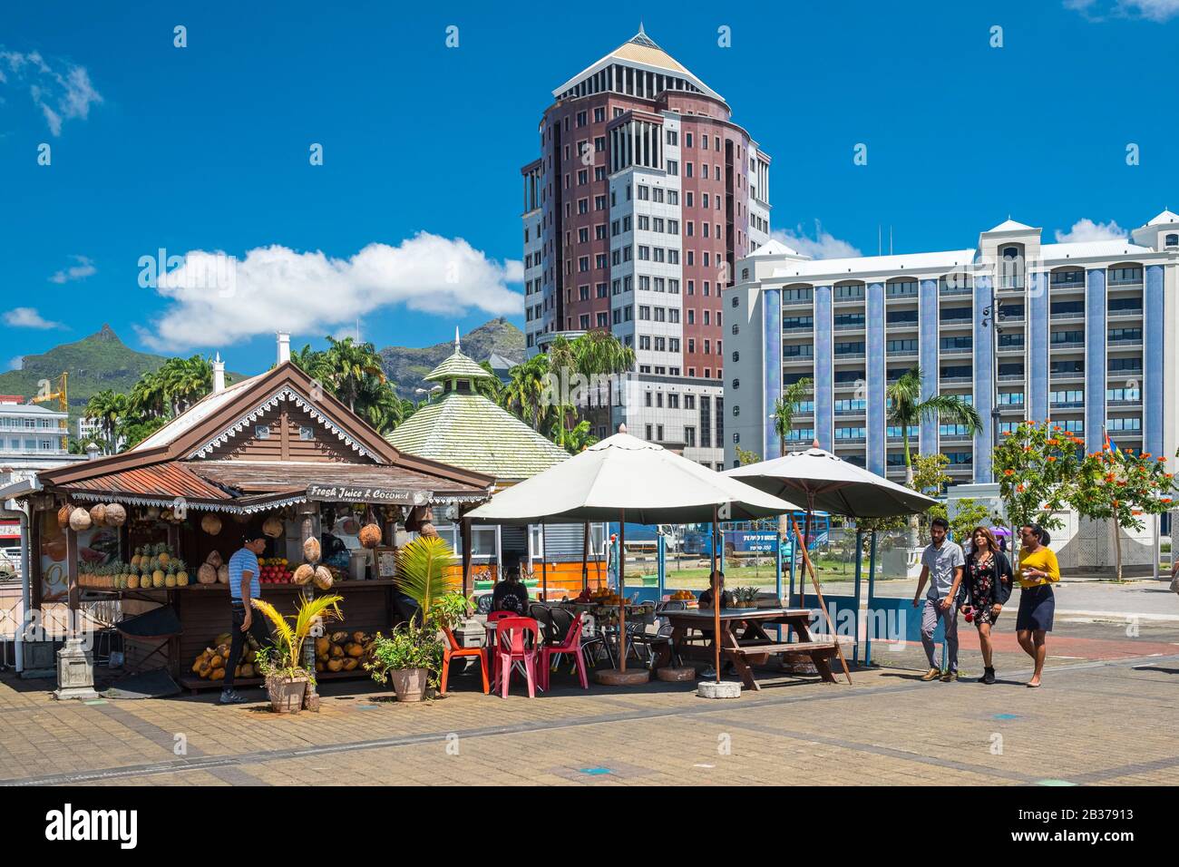 Mauritius, Port-Louis district, Port-Louis, Caudan Waterfront, one of ...
