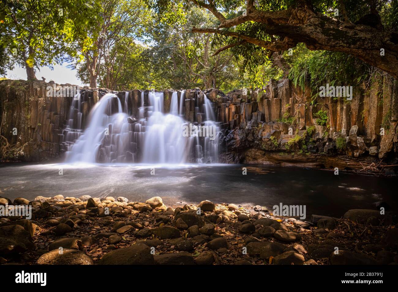 Mauritius, Savanne district, Souillac, Rochester Falls Stock Photo - Alamy
