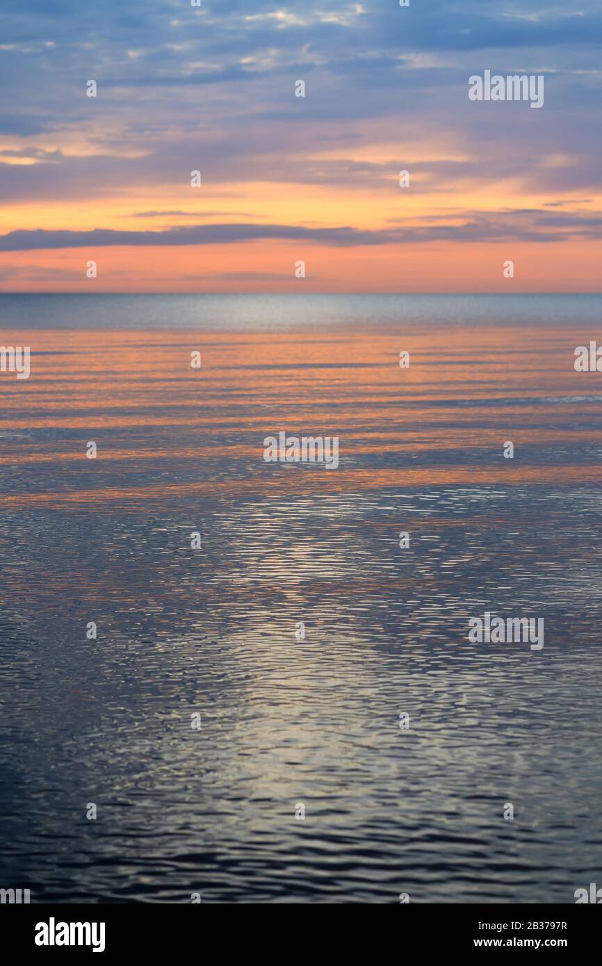 Baltic Sea skyline with clear sky Stock Photo - Alamy