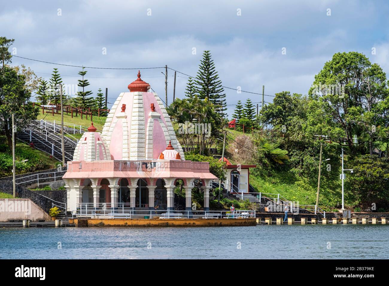 Mauritius, Savanne district, Grand Bassin (or Ganga Talao), the most ...