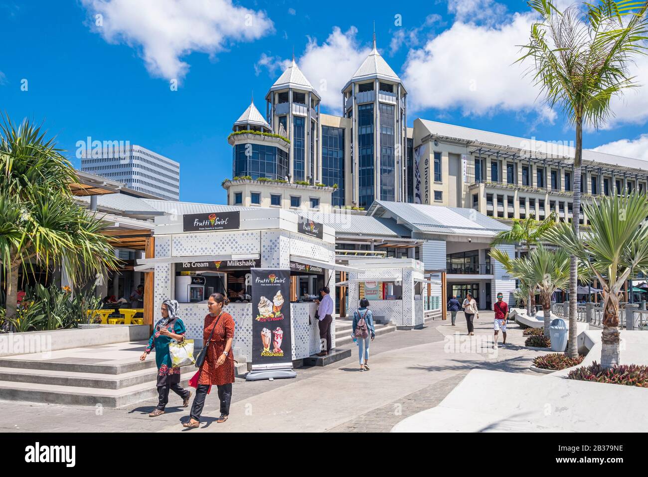 Mauritius, Port-Louis district, Port-Louis, Caudan Waterfront, one of ...