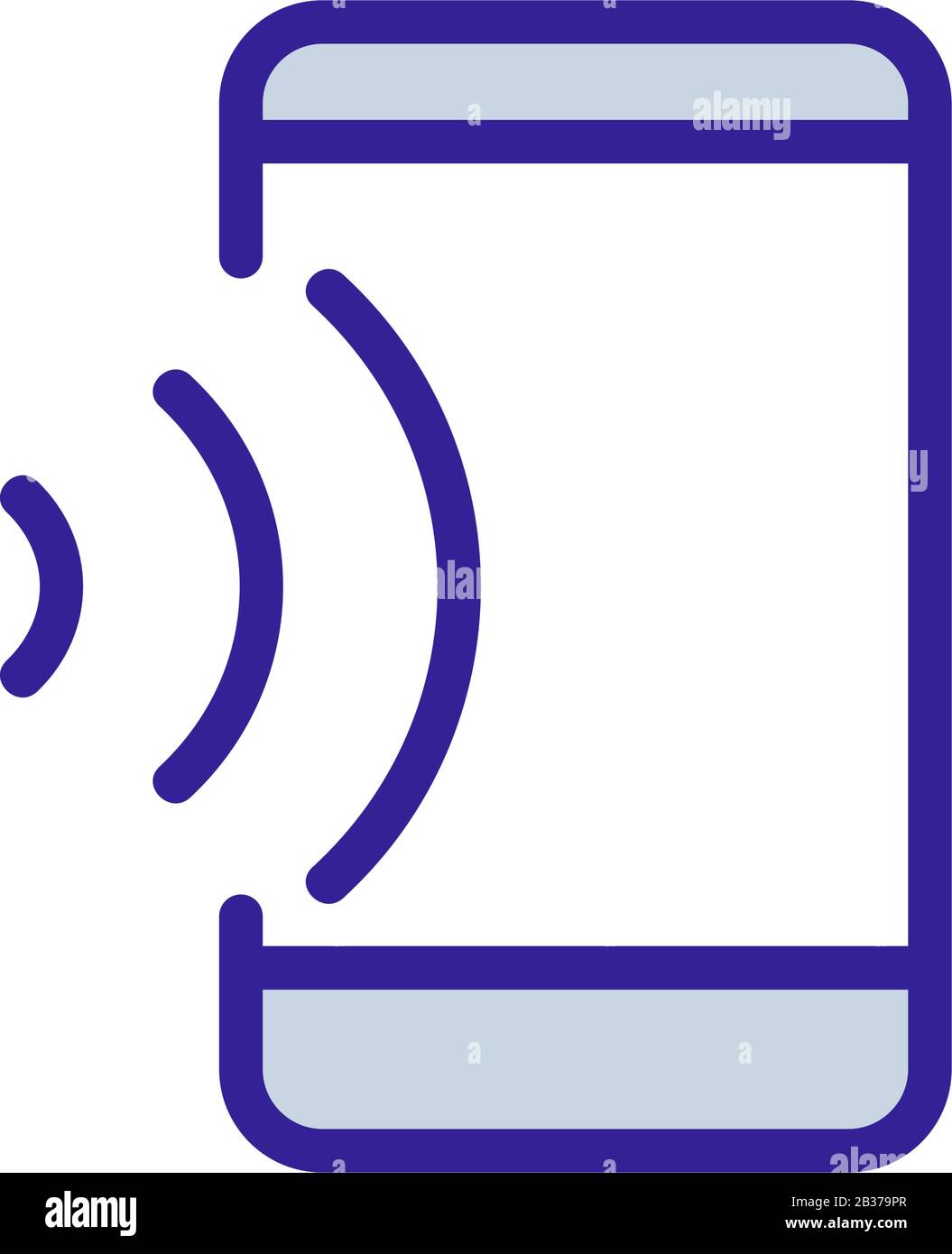 sound, phone icon vector. Isolated contour symbol illustration Stock ...