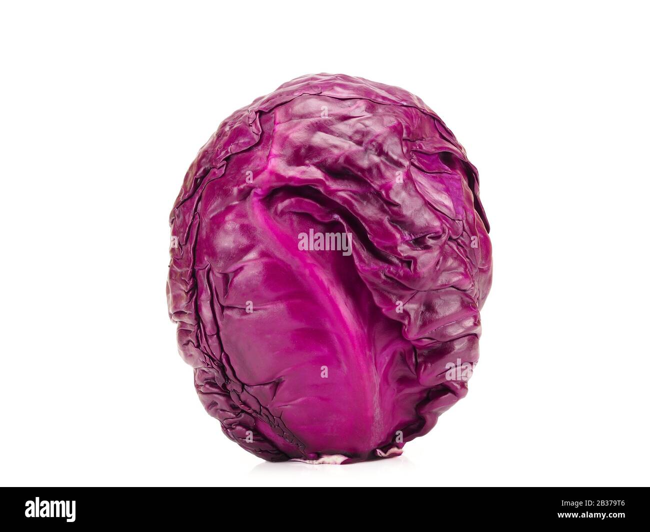 fresh red cabbage on white background Stock Photo - Alamy