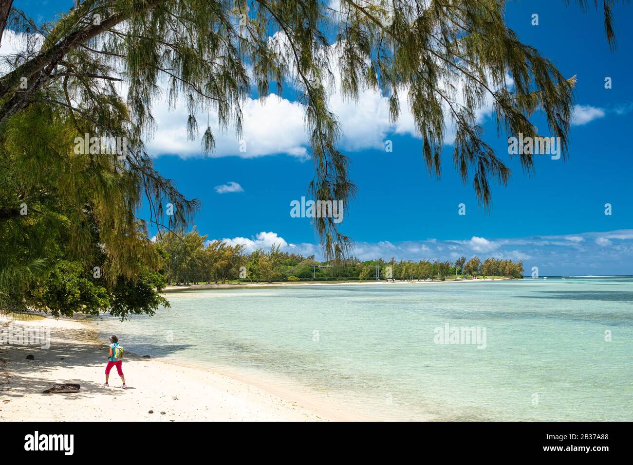 Mauritius, Riviere Noire district, Prairie beach Stock Photo - Alamy