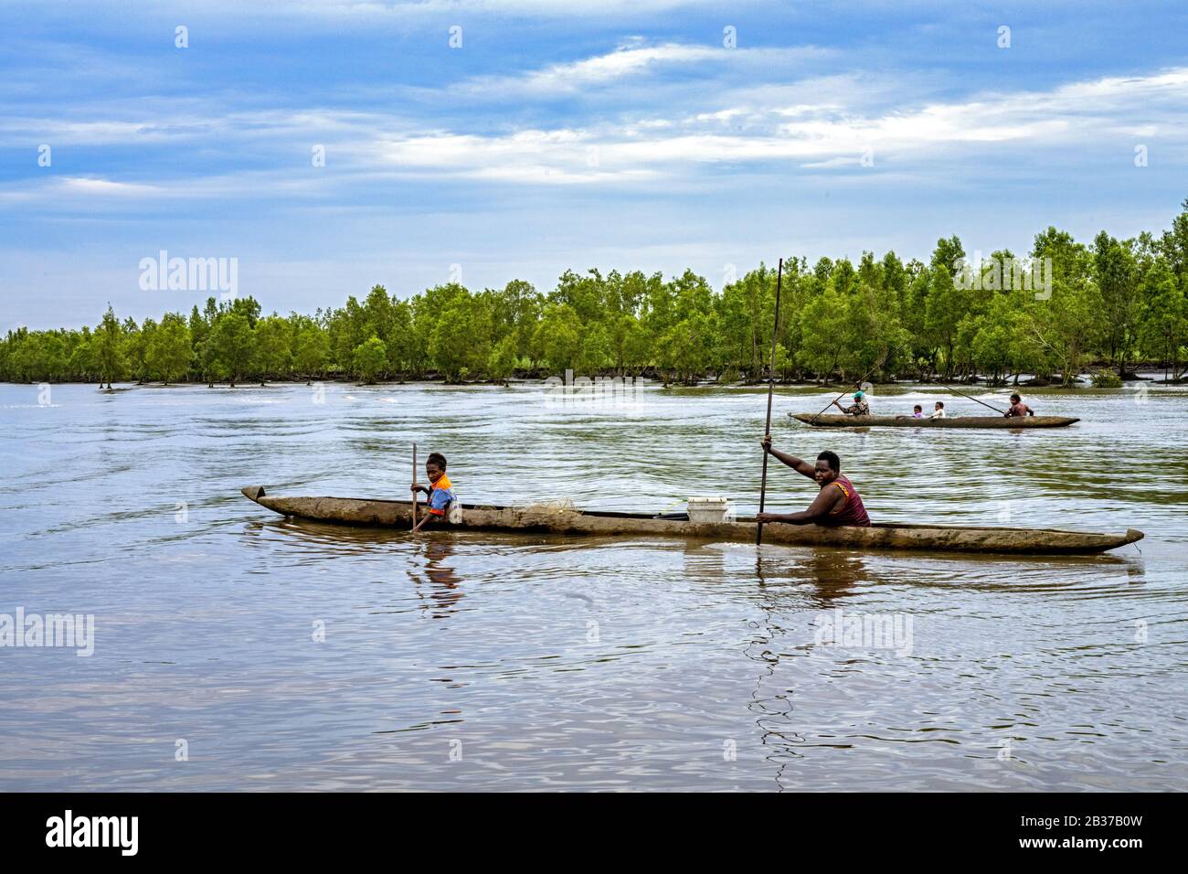 Asmat people river hi-res stock photography and images - Alamy