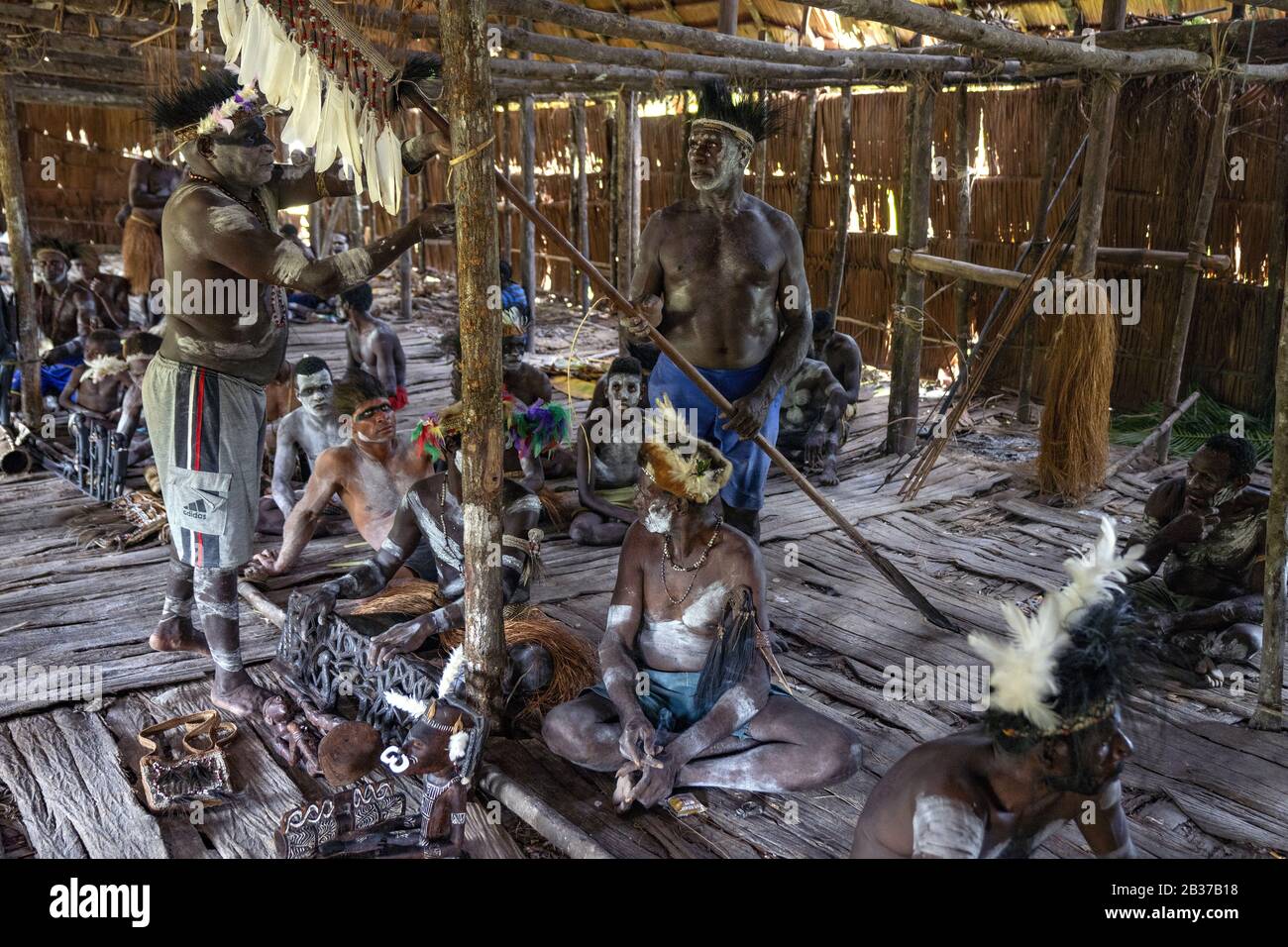 Asmat village hi-res stock photography and images - Alamy