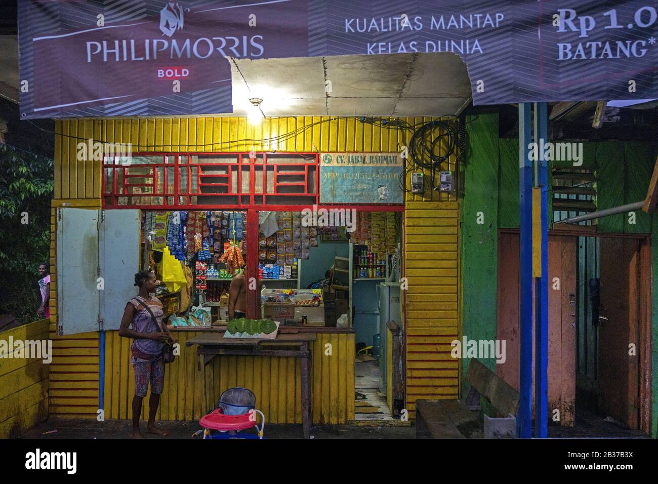 Indonesia, Papua, Asmat district, Agats Stock Photo - Alamy