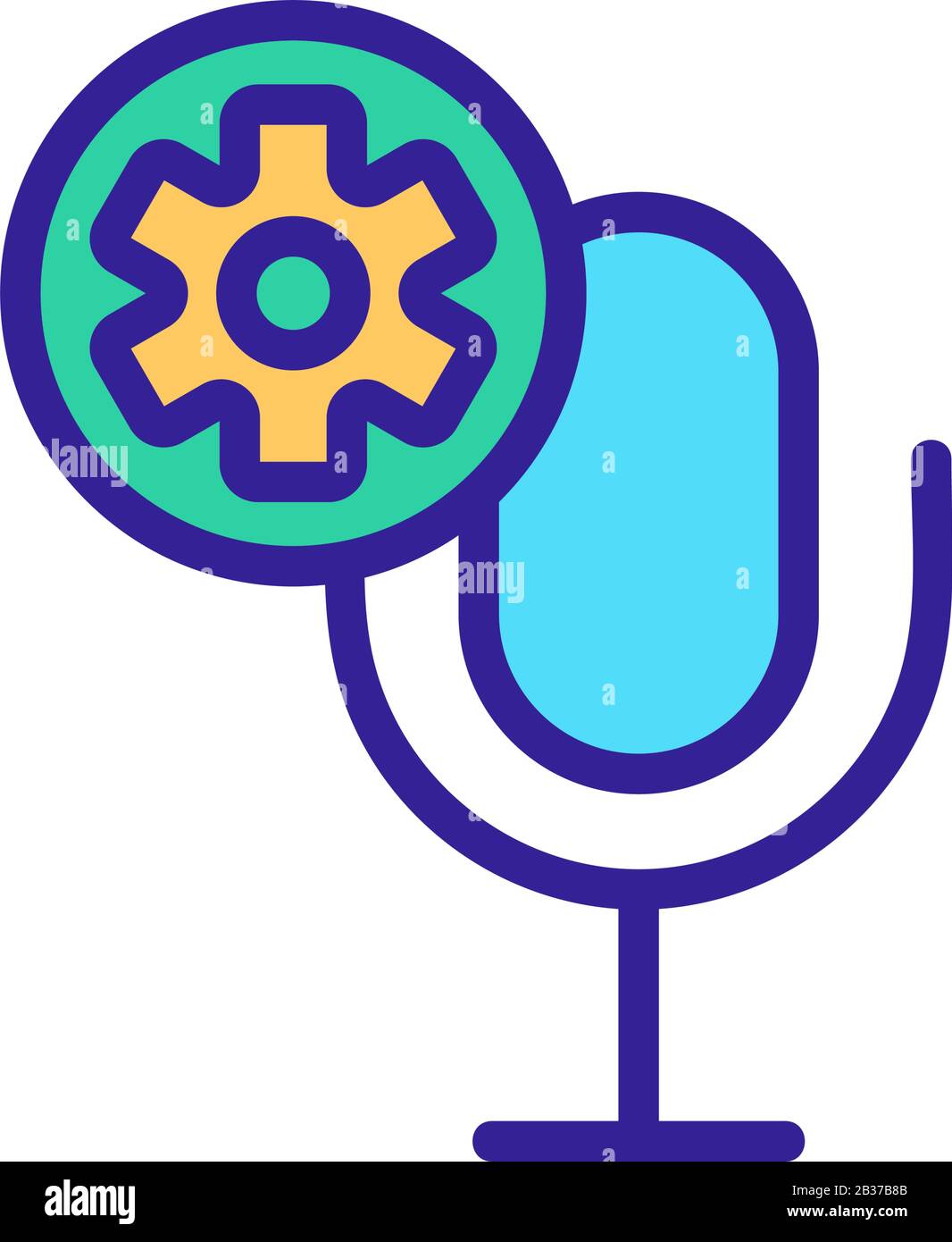 Set up mic Stock Vector Images - Alamy