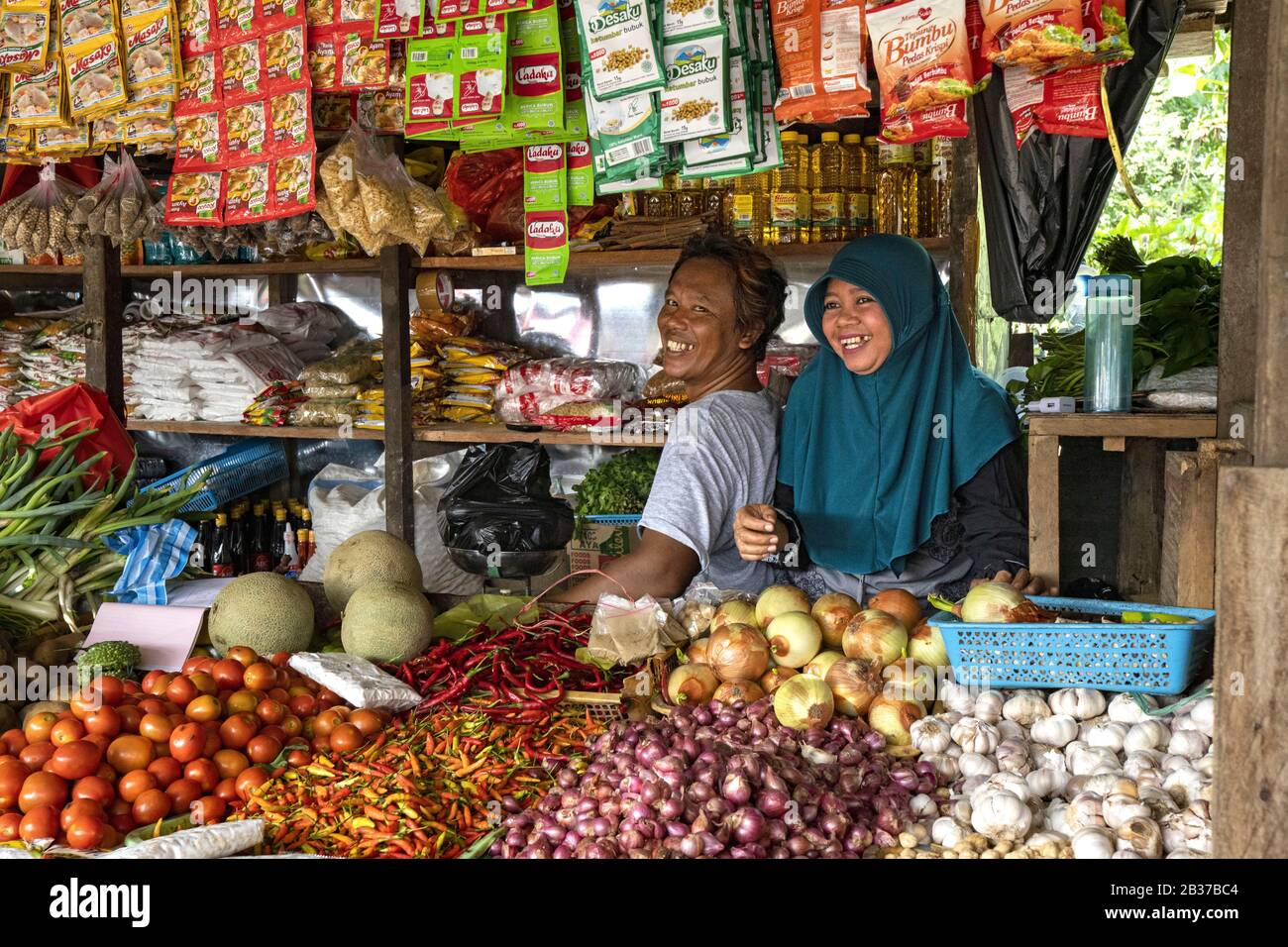 Indonesia, Papua, Raja Ampat, Waisai, market Stock Photo - Alamy