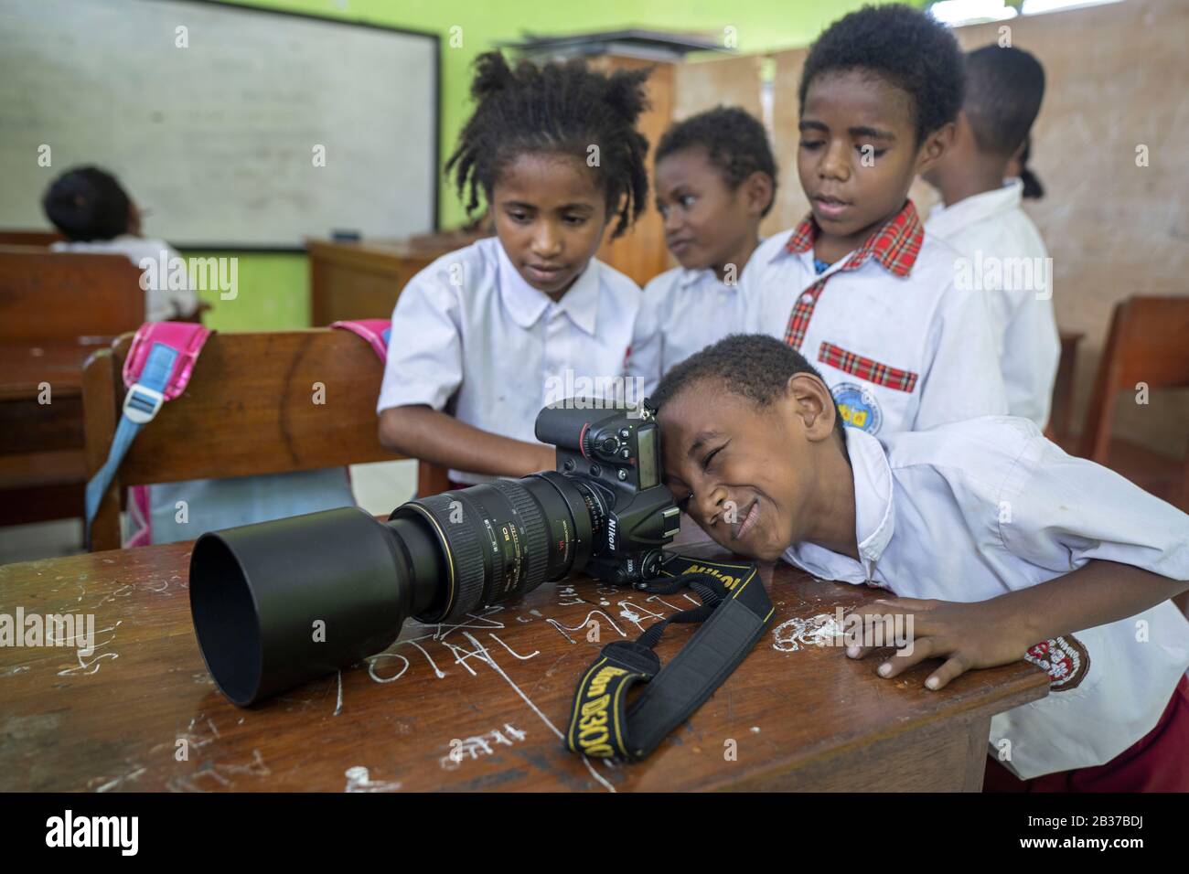 Papua new guinea school primary hi-res stock photography and images - Alamy