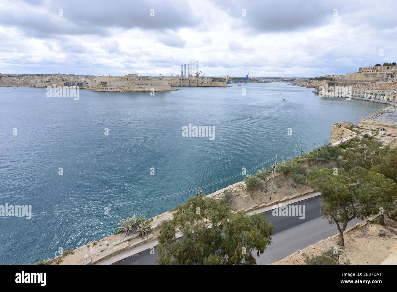 The Grand Harbour in Malta Stock Photo - Alamy