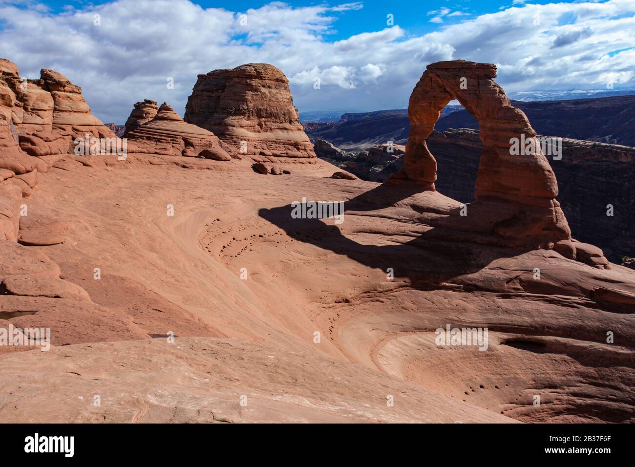 Delicate Arch Hike Stock Photo - Alamy