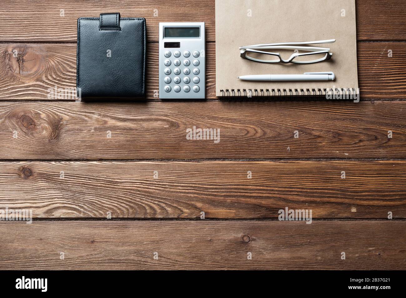 Still life of accountant office workspace Stock Photo - Alamy