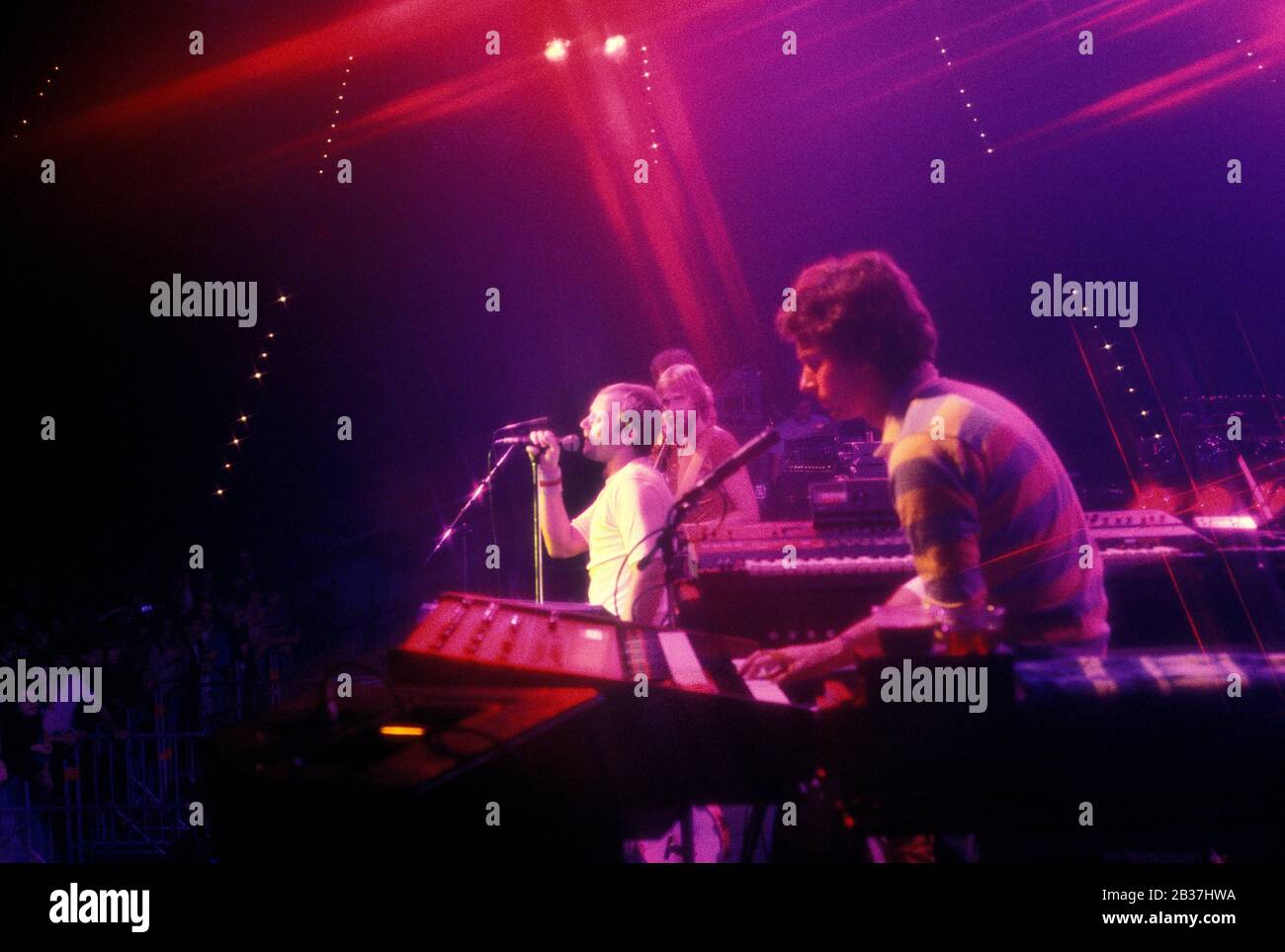Genesis live concert in Munich Abacab tour 1982 Stock Photo - Alamy