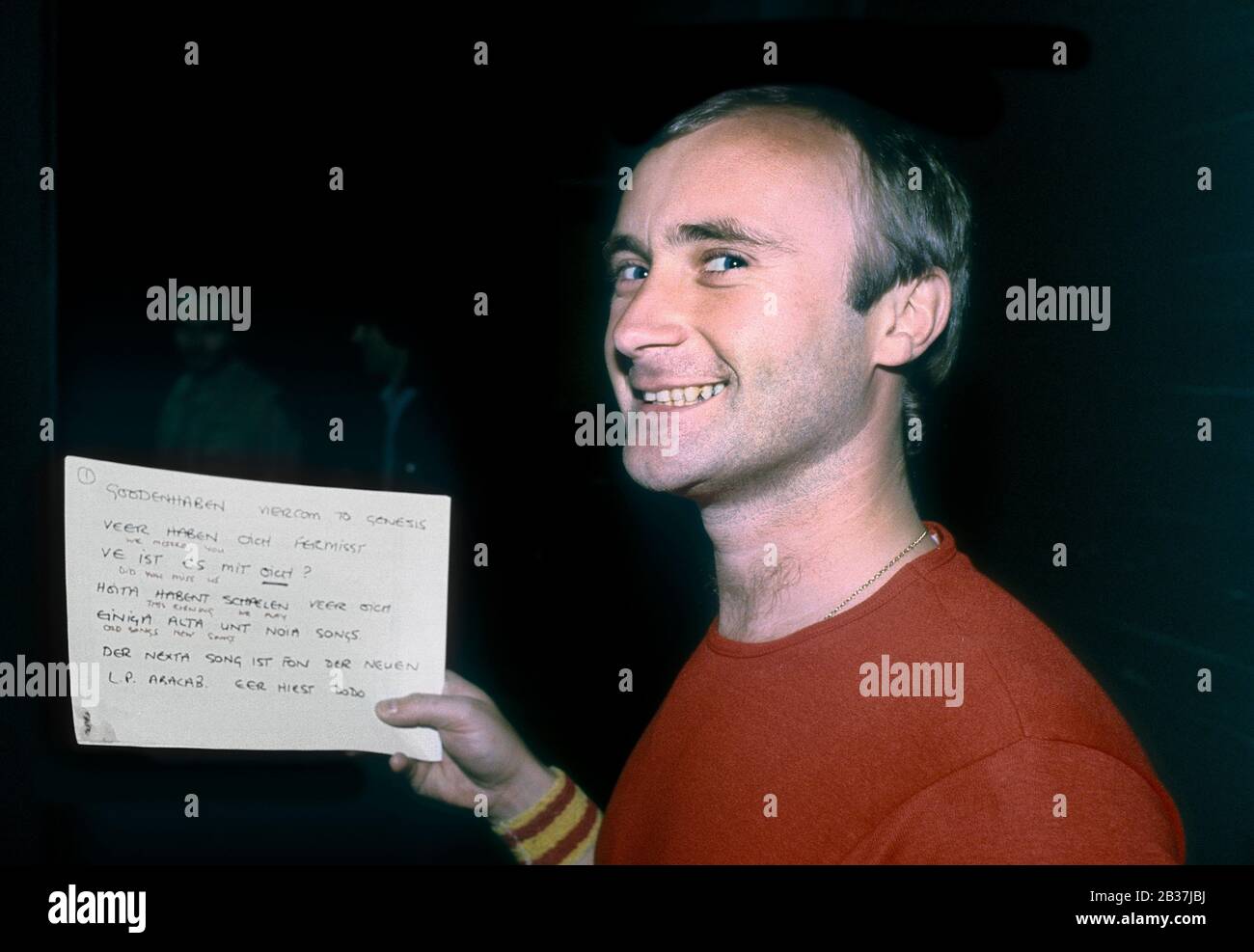 Genesis live concert in Munich Abacab tour 1982 Stock Photo - Alamy
