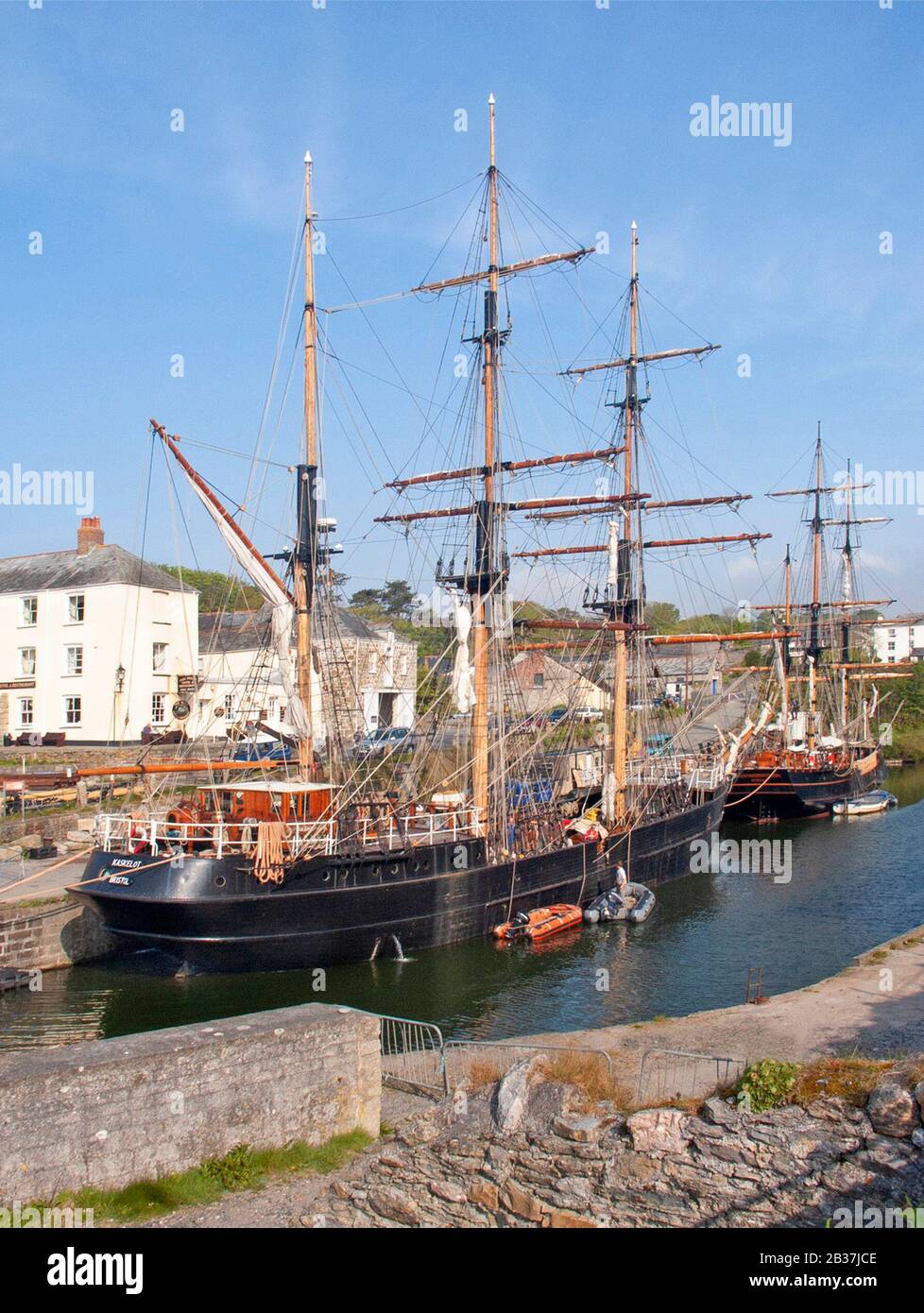 Tall Ships Charlestown Cornwall High Resolution Stock Photography and ...